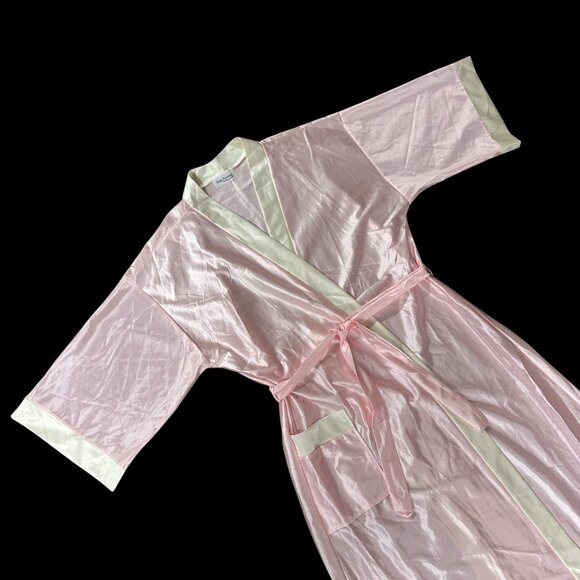 Size Appeal | Intimates & Sleepwear | Vintage Robe Pink White X ...